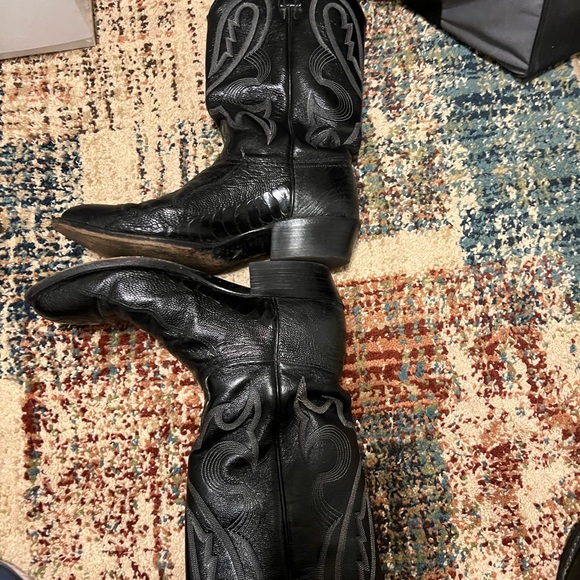 J. Chisholm | Shoes | J Chisholm Black Cowboy Western Boots Classic ...